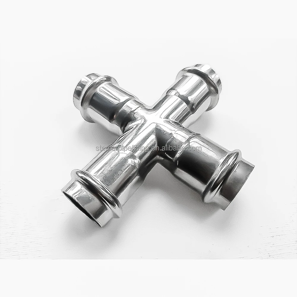 Dvgw W534 Stainless Steel V Profile Press Tee Water Pipe Fittings - Buy ...