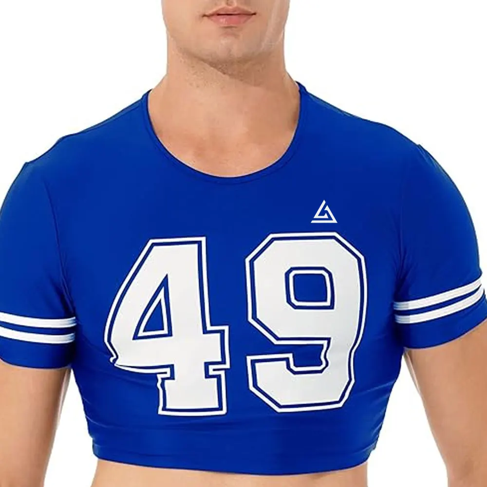 Sportswear Custom Made Cropped Football Jersey Outdoor Use Sport ...