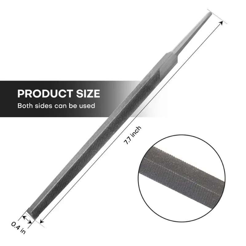 8 Inches. Triangular File (single Pack) - Buy Round Nail File Product ...