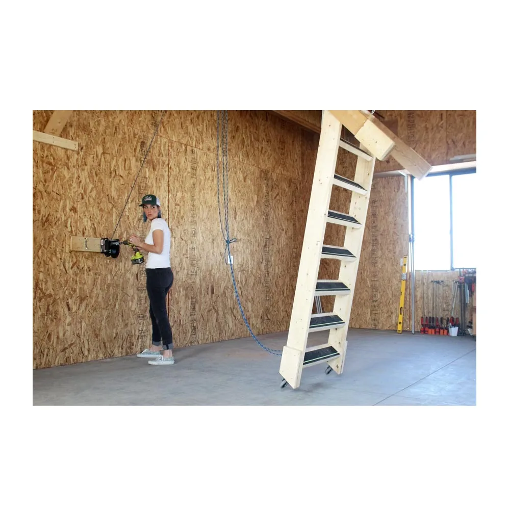 Folding Attic Ladder Loft Folding Extension Compact Aluminum Attic ...