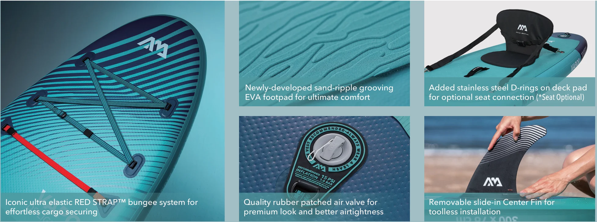 257*63*12 CM Surfboards Paddleboard Stand up Paddle Board Inflatable ...