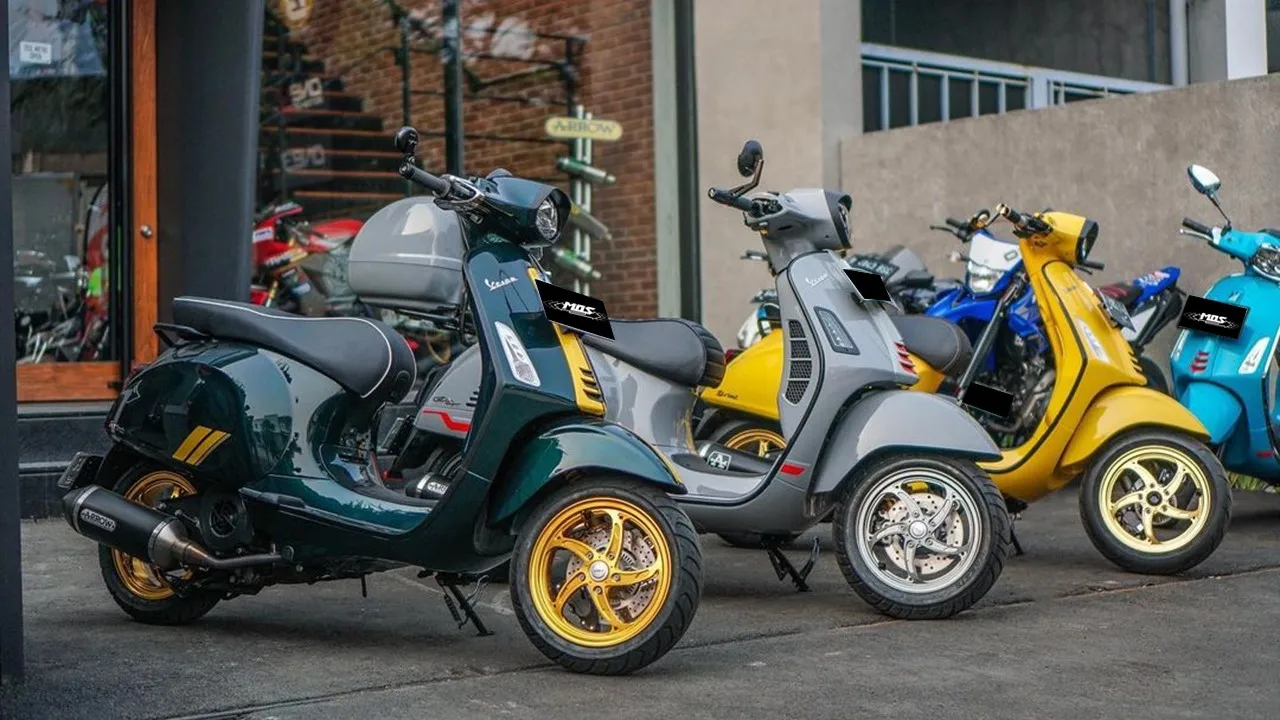 MOS SPR Forged Aluminum Alloy Rim Wheels for Vespa Sprint 150