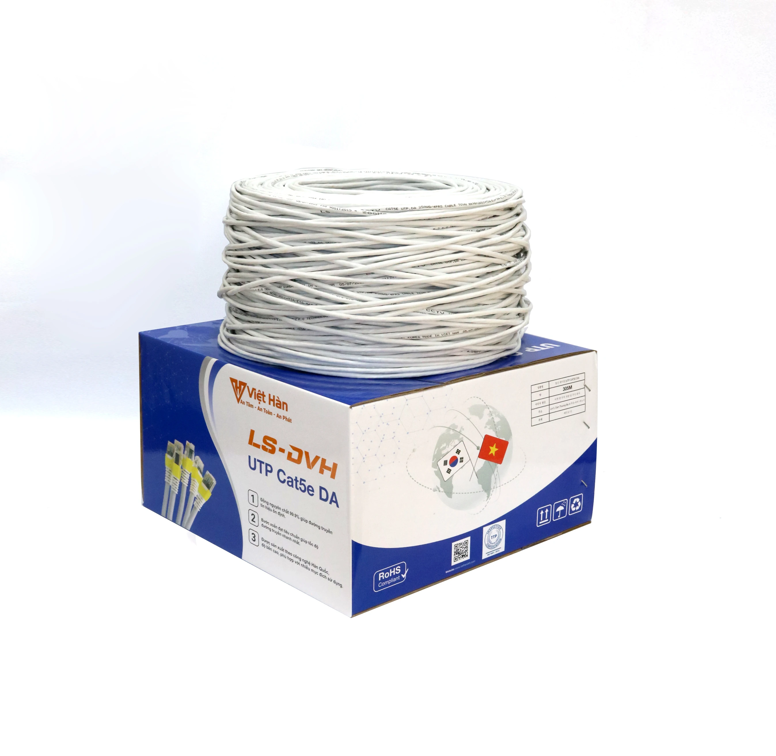 High quality ethernet network cable with best price CAT5E UTP 25AWG 4 ...