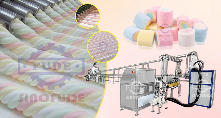 Stainless Steel Fully Automatic Cotton Candy Industrial Marshmallow ...