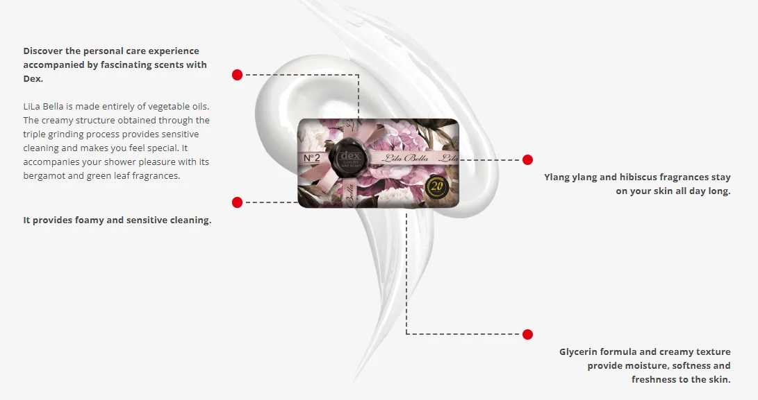 Dex Luxury Series - Lila Bella Bar Soap 150 Gr For All Skin Sensitive ...