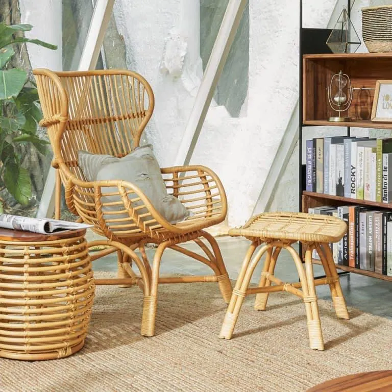 Modern Home Coffee Cane Rattan Office Chair Design Tea Room Solid Wood ...