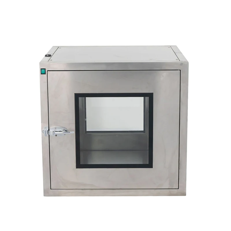 CE Certified Cleanroom Pass Through Window Stainless Steel Interlock ...