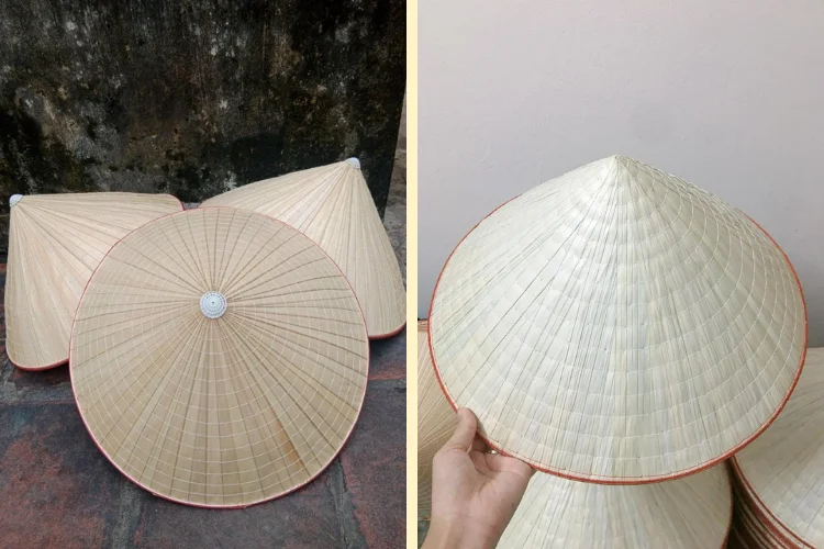Vietnamese Non La Conical Hat - Handmade Sun & Rain Protection