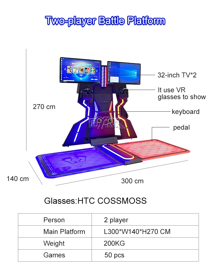 Hot Vr Machine Vr Standing Platform Virtual Reality Shooting Simulator ...