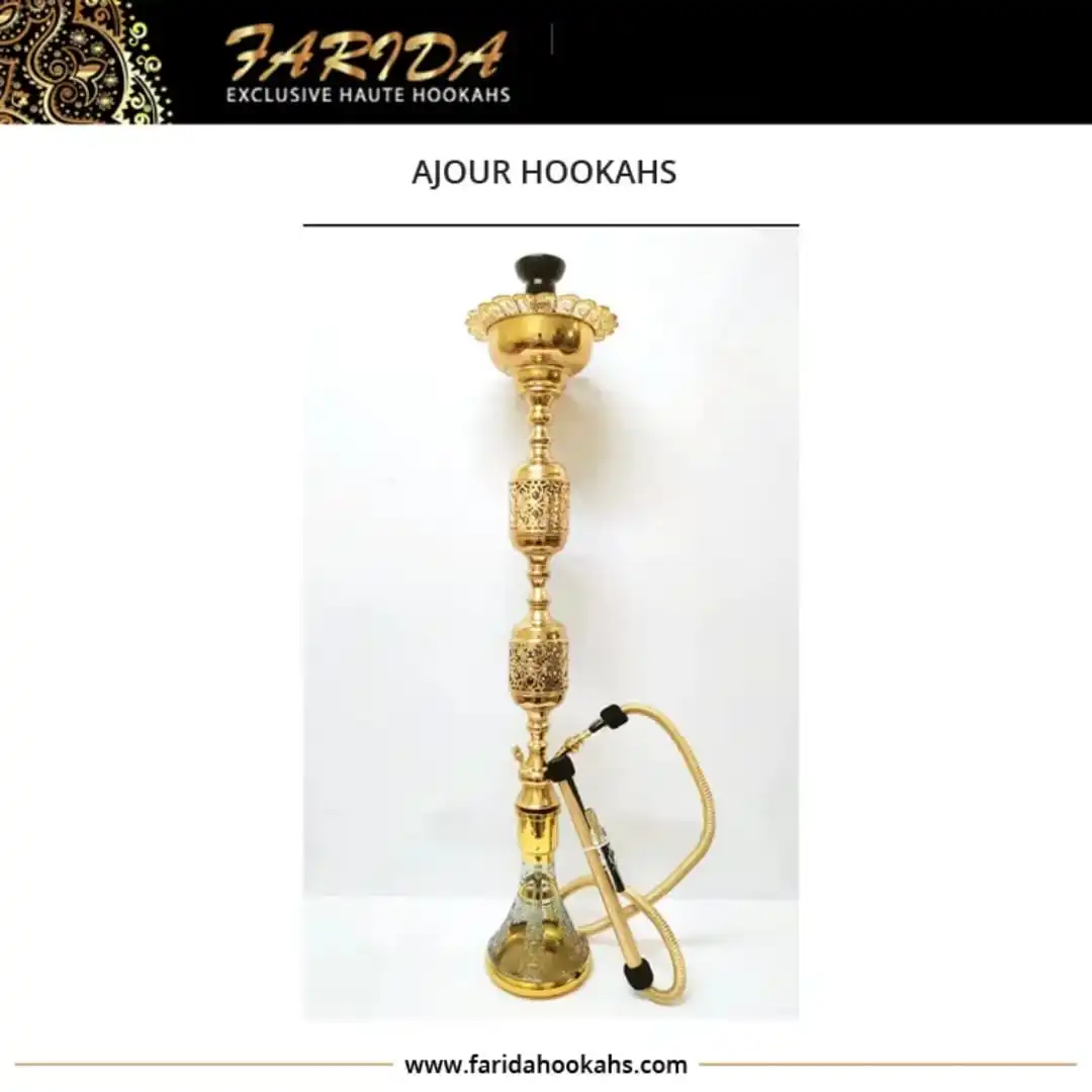 Alibaba.com: Farida Ajour Hookah, polished brass shisha with unique ...