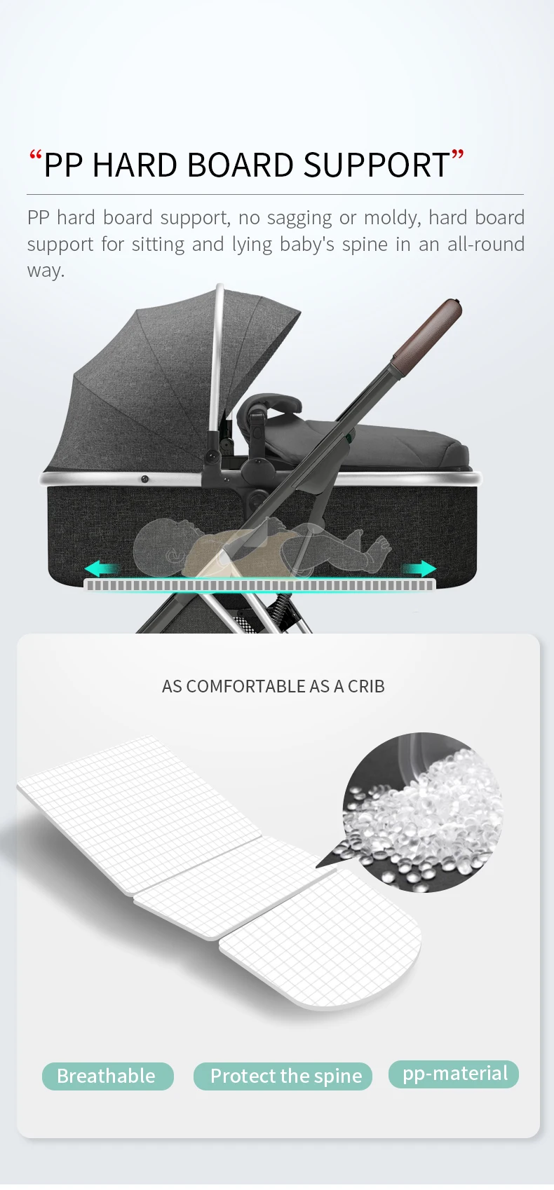 Baby Buggy Luxury Baby Stroller 3 in 1 with En1888 Baby Strollers OEM ...