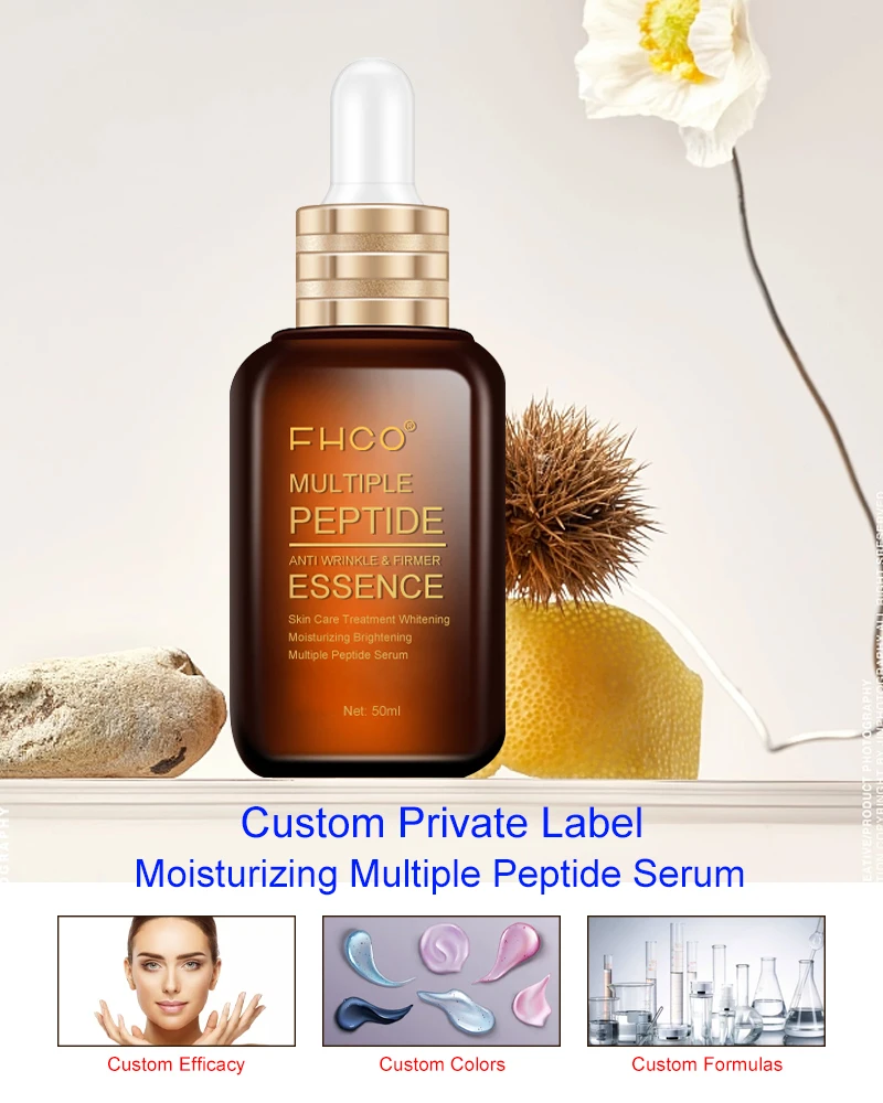 Custom Hydration Moisturizer Peptides Skin Care Serum Private Label ...