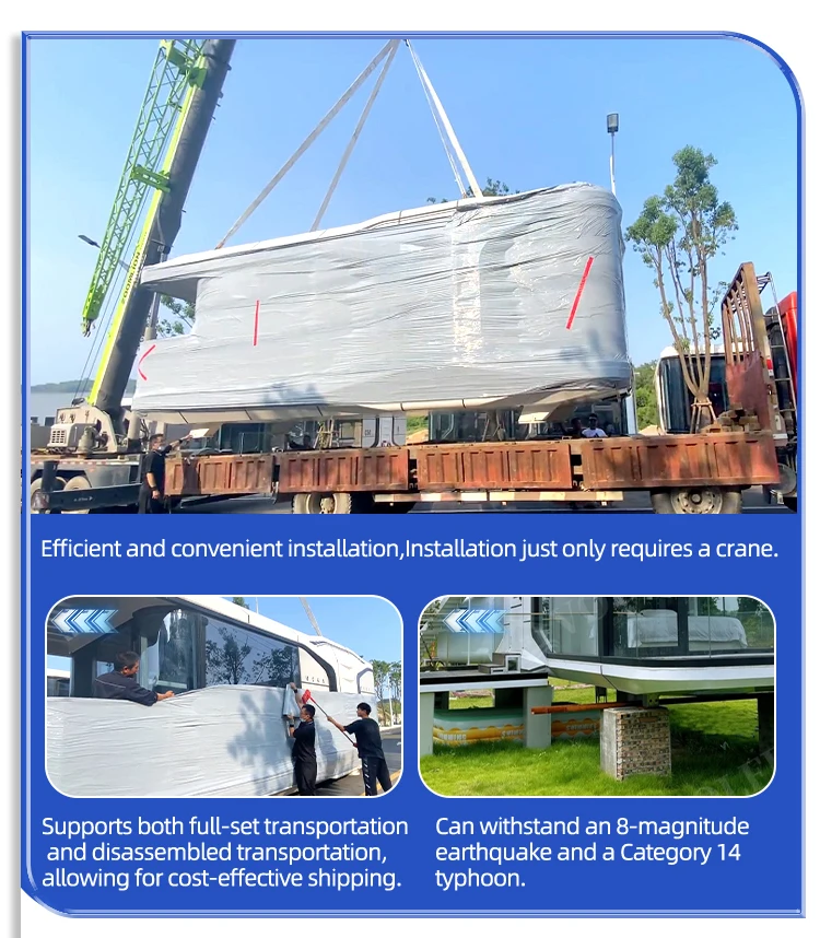 VOLFERDA E7 Space Capsule House - Stylish Prefab Option