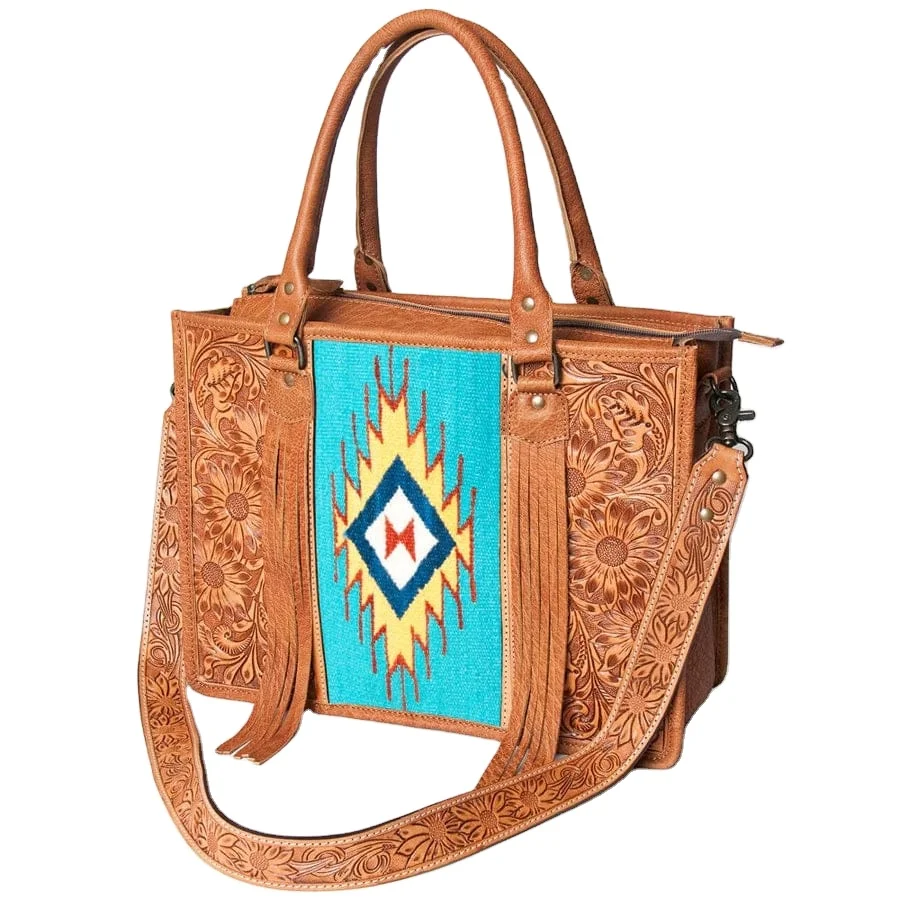 Western Style Hand Tooled Saddle Blanket Bohemian Style High Quality ...