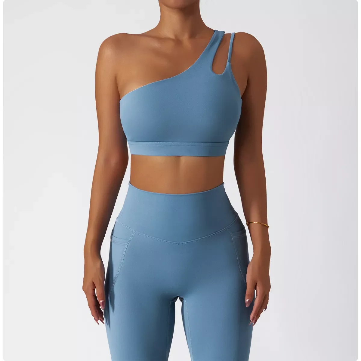 2022 Women Ribbed Yoga Set Zipper Activewear Seamless Sportswear