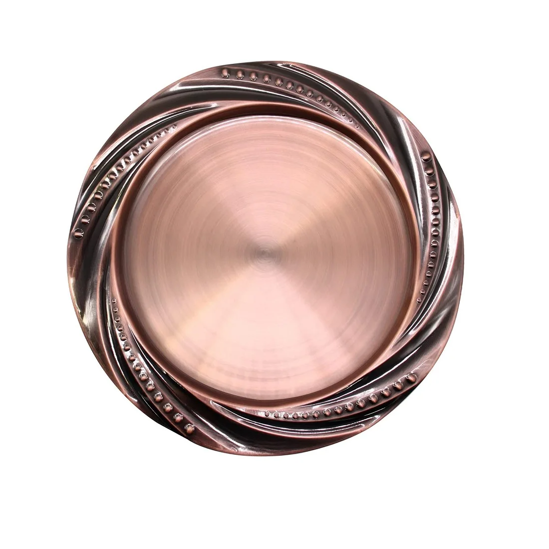 Black Painted Round Classical Designer Dish Platers For Catering ...