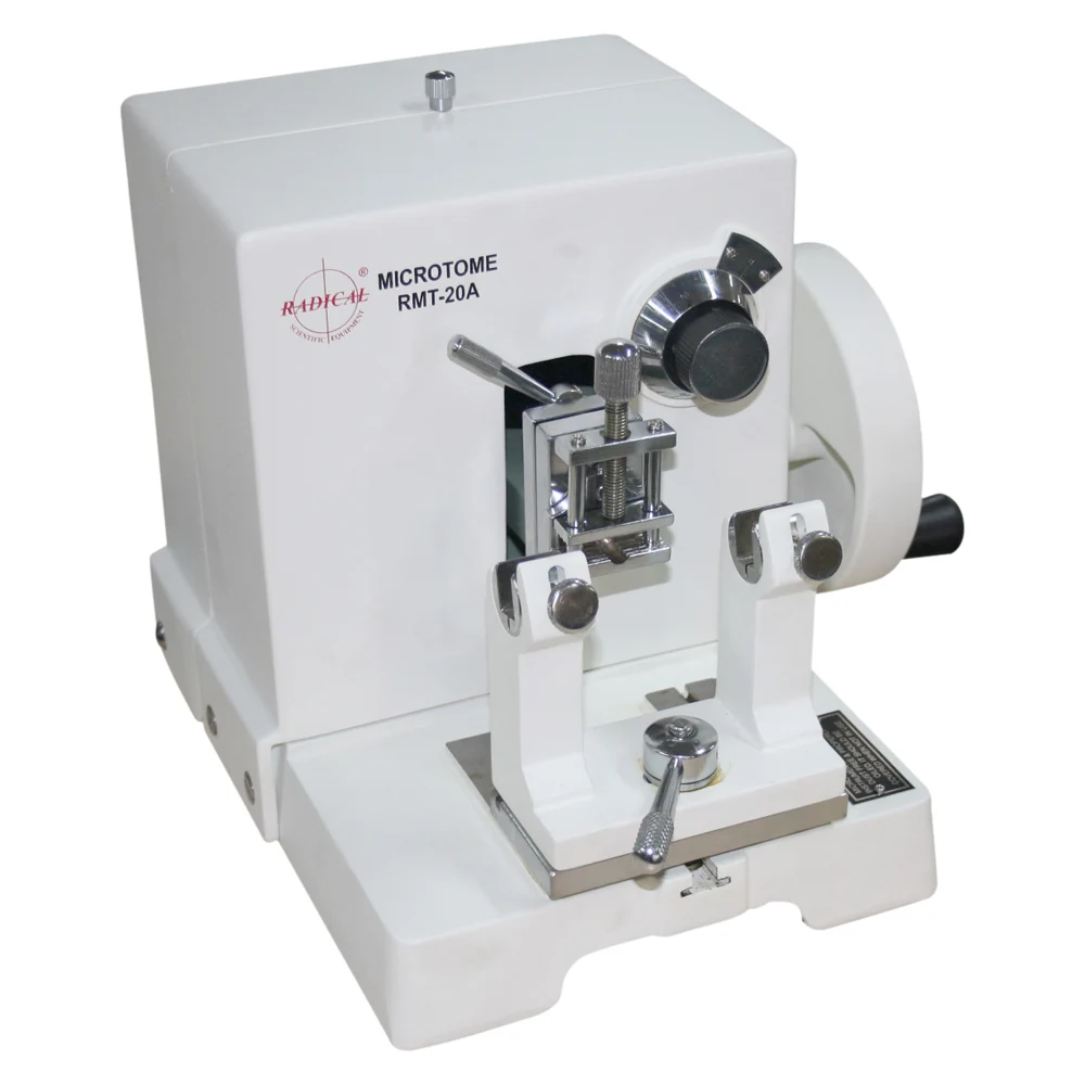 Rotary Microtome RMT-20A by Radical - Manual Tissue Cutting Machine for ...
