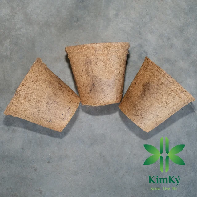 Vietnam Coconut Fiber Coir Pot For Gardening Farming Flower Cultivation ...