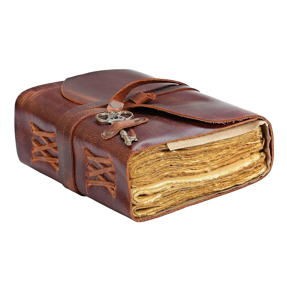 Latest Quality Leather Journal Book Cover With Lock & Key Durable ...