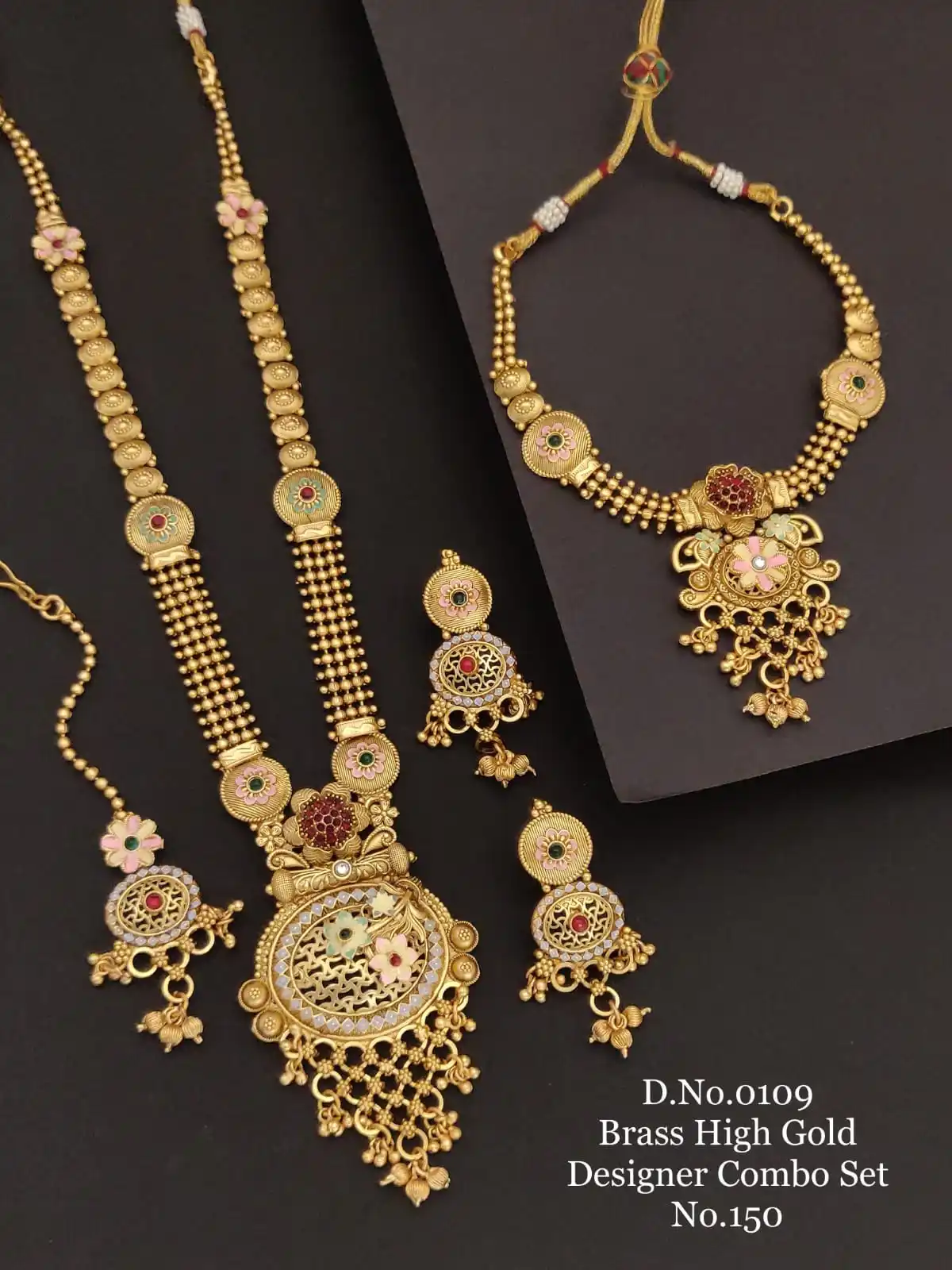 Trendy Statement Jewelry Set Simple Three-piece Set With Fancy Design ...