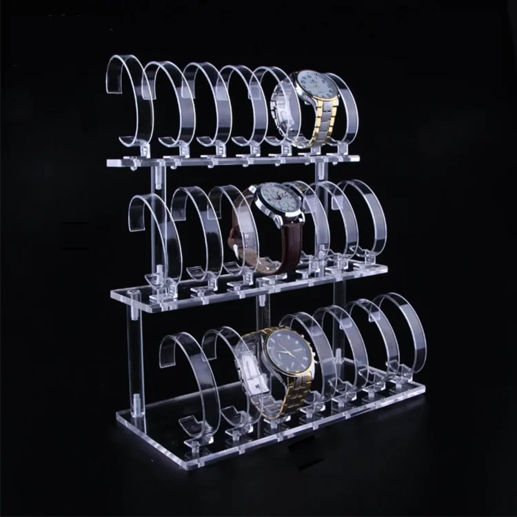 Alibaba.com: Clear Acrylic Watch Display Stand, Flexible C-Clip Design ...