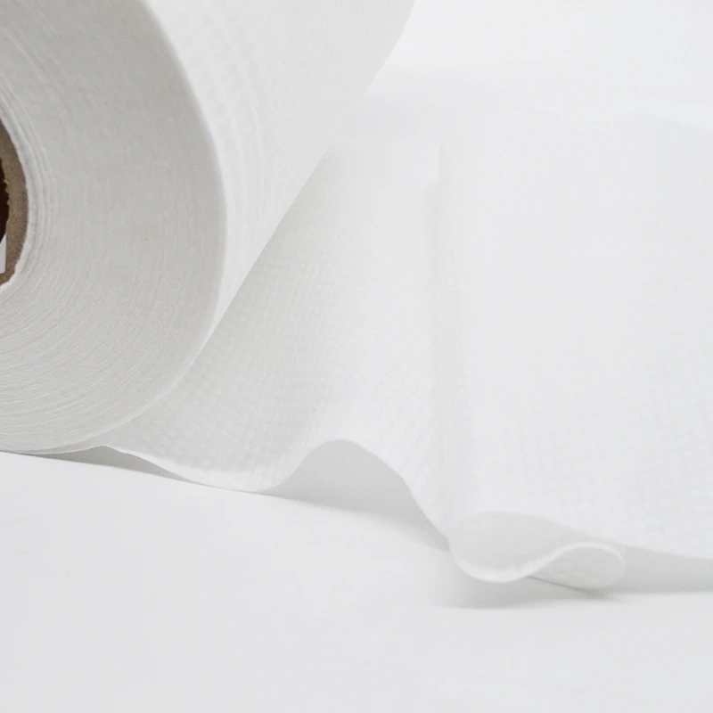 Factory spun lace nonwoven fabric rolls wet wipes spunlace non woven ...