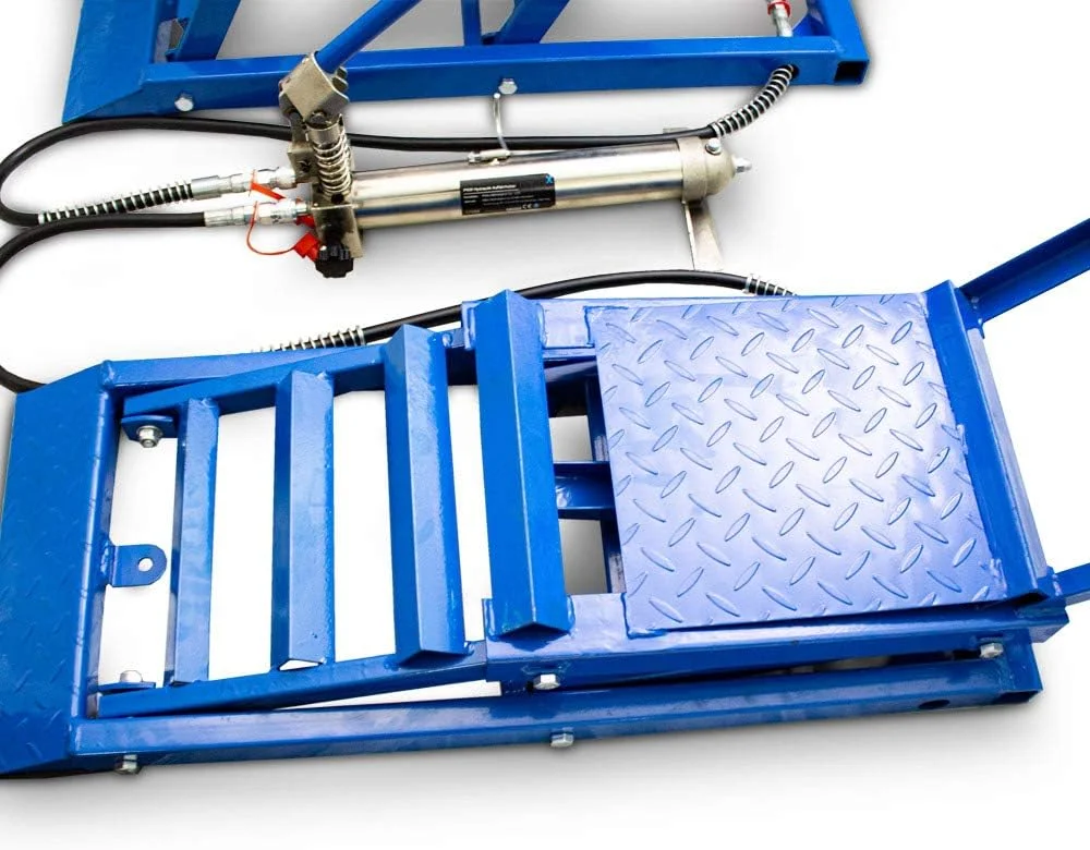 2 Ton CE Certified Garage Car Lift Ramp - Portable & Adjustable