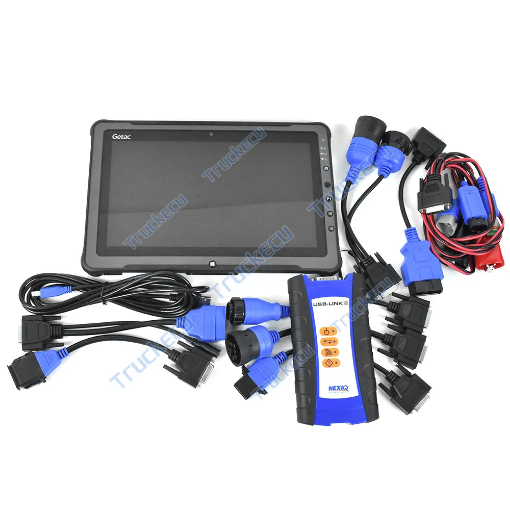 F110 Tablet Truck Fault Diagnostics Detector USB Link for Nexiq OBD2 ...