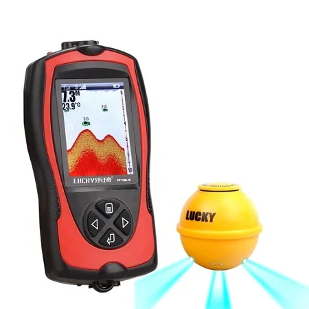 Portable Sonar Fish Finder Fish Detector Sonar Lucky Gps Gaarmin ...