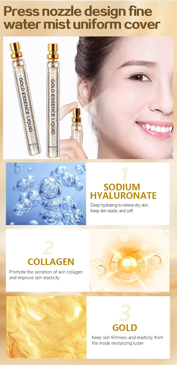 Wholesale No Needle Facial Collagen Thread Lift Gold Protein Peptide ...