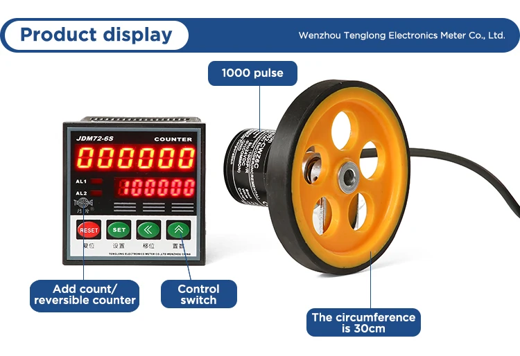 Electronic Multi-shifts Counting Frequencies Digital Length Counter ...