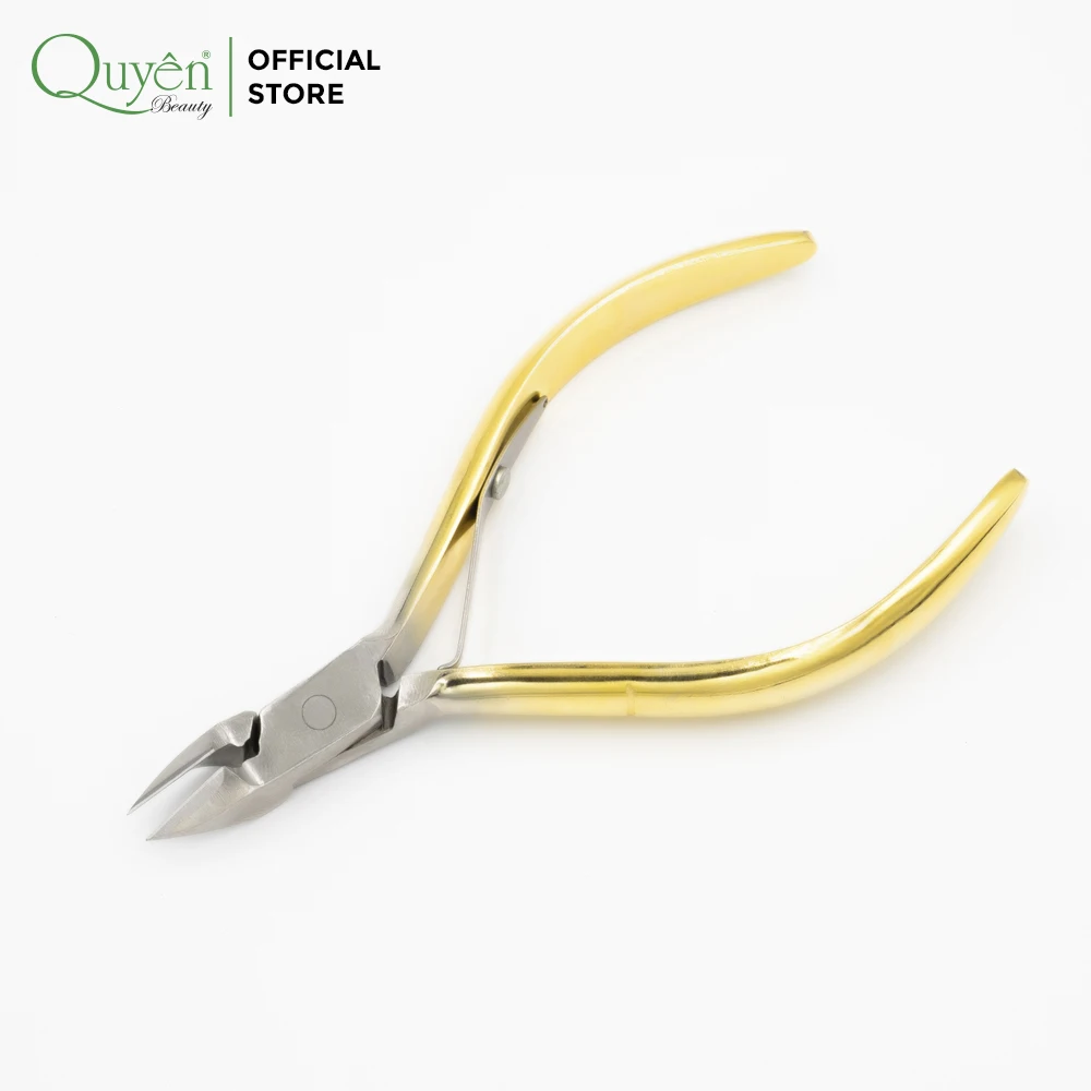 Fingernails Toenails Cutting Nail Nipper Special Steel Gold Plated ...