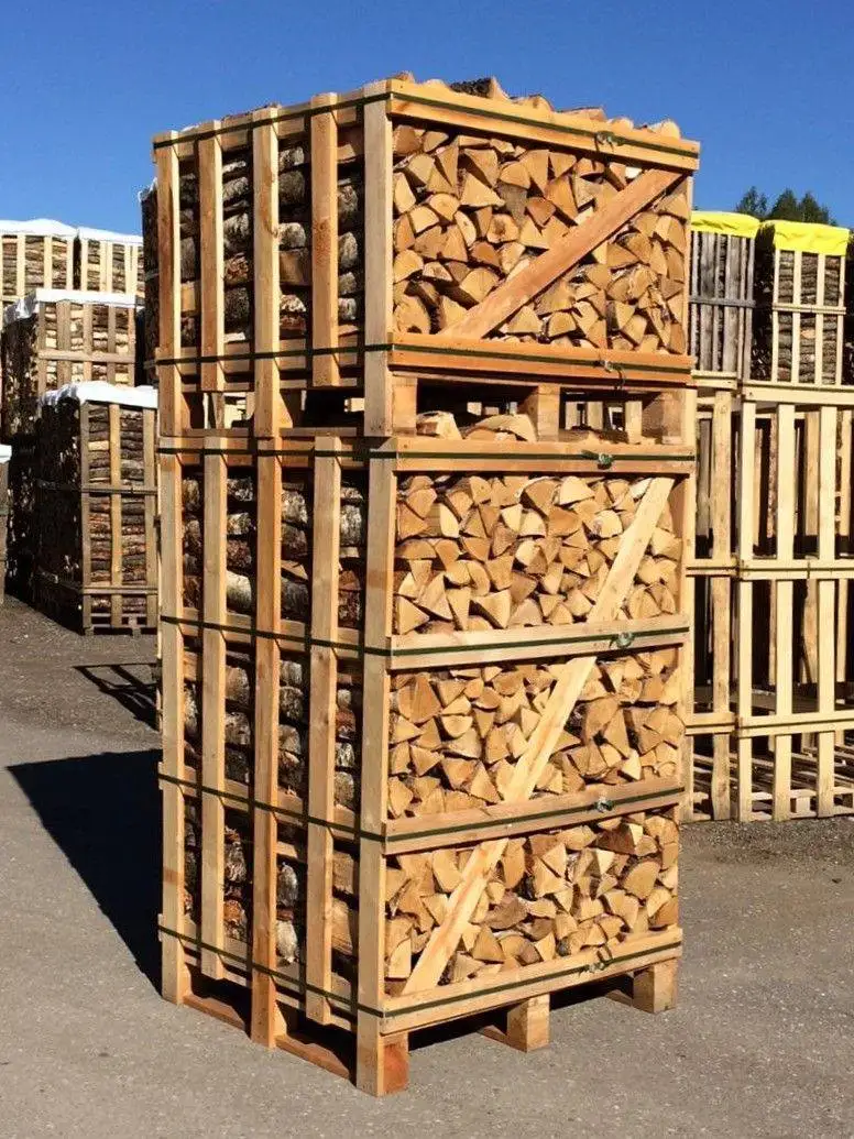 Buy Kiln Dried Firewood Oak Birch / Good Capacity Firewood Packaging ...