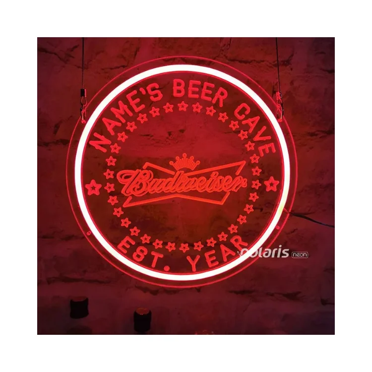 Budweiser Neon Beer Logo Sign Perfect For Bars,Pubs,And Home Bars ...