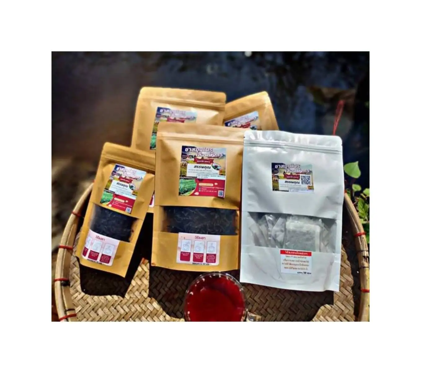 Thai Healthy Organic Dragon's Blood Tea Thai Organic Tea 100% Size 50g ...