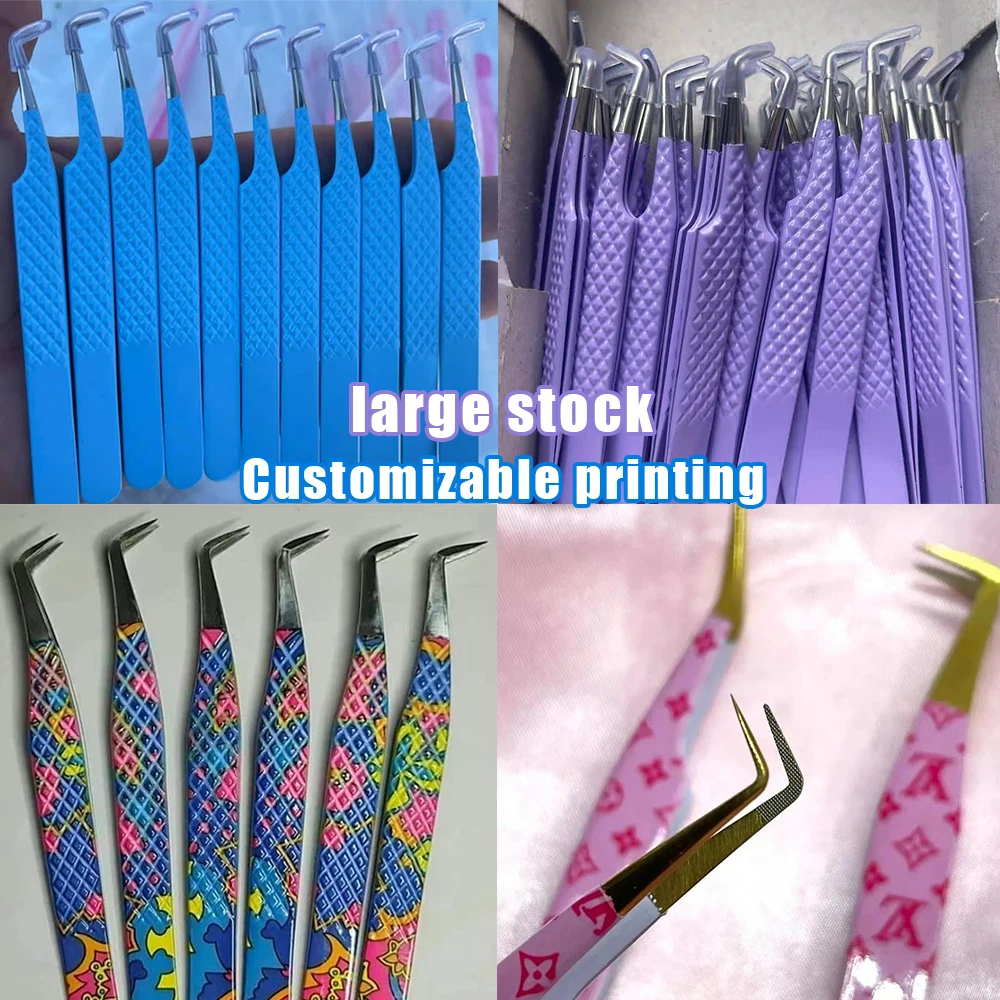 All Shapes 2024 Hot Selling Professional Eyelash Extensions Tweezers ...