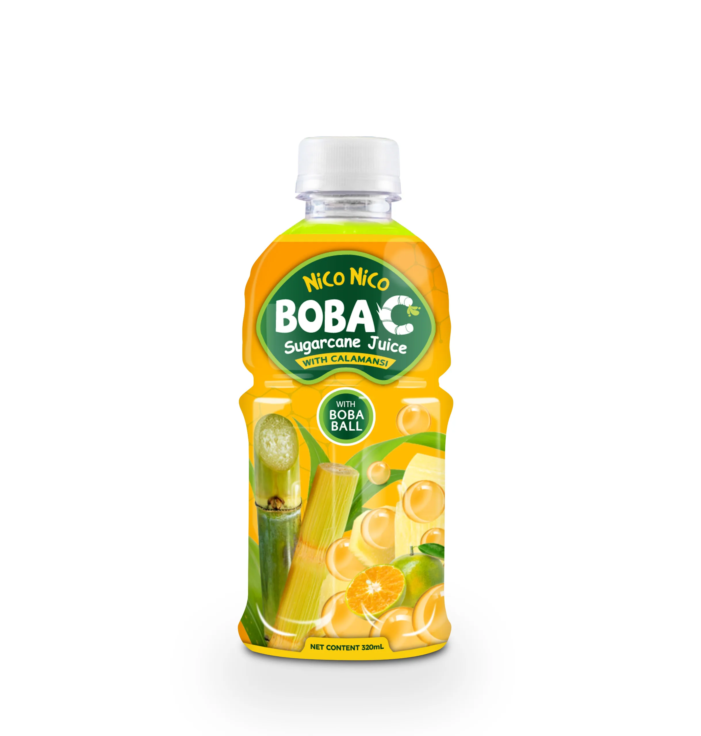 Sugar Cane Juice Drink with Fruit Boba Pearl Mixed Fruit Flavor 350Ml ...