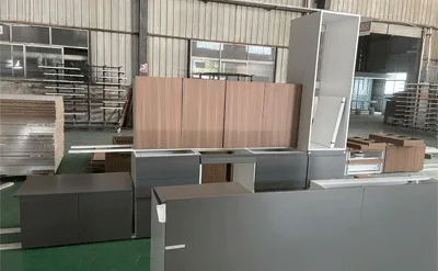 Modern Classic Modular Kitchen Cabinet MDF Plywood Carcase Lacquer Door ...