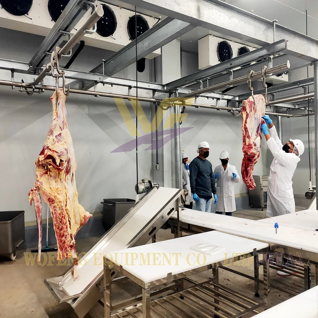 Cow Slaughter House Equipment Halal Slaughter Line Cattle Abattoir ...