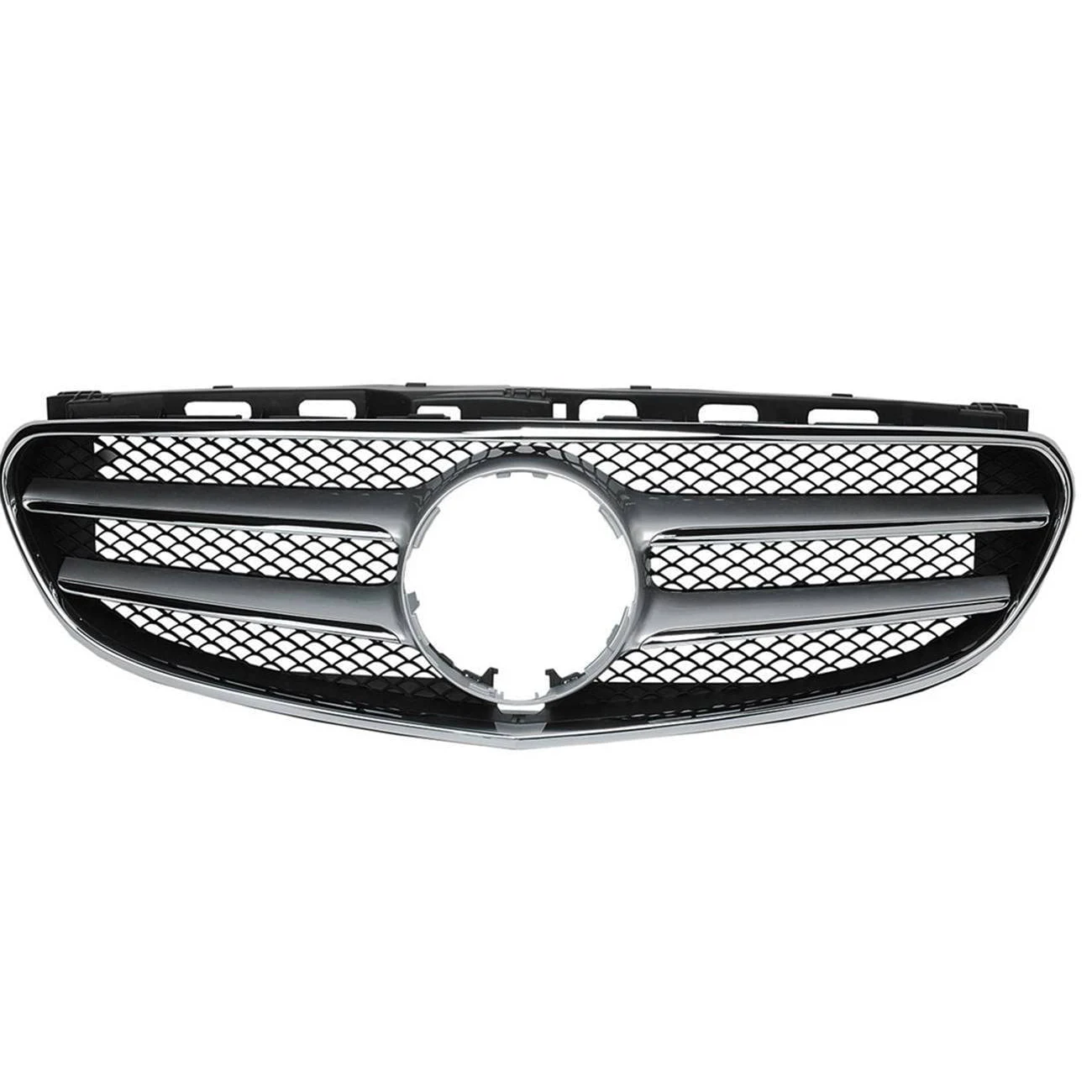 Mercedes W212 E350 E400 Front Bumper Grille with Camera Hole