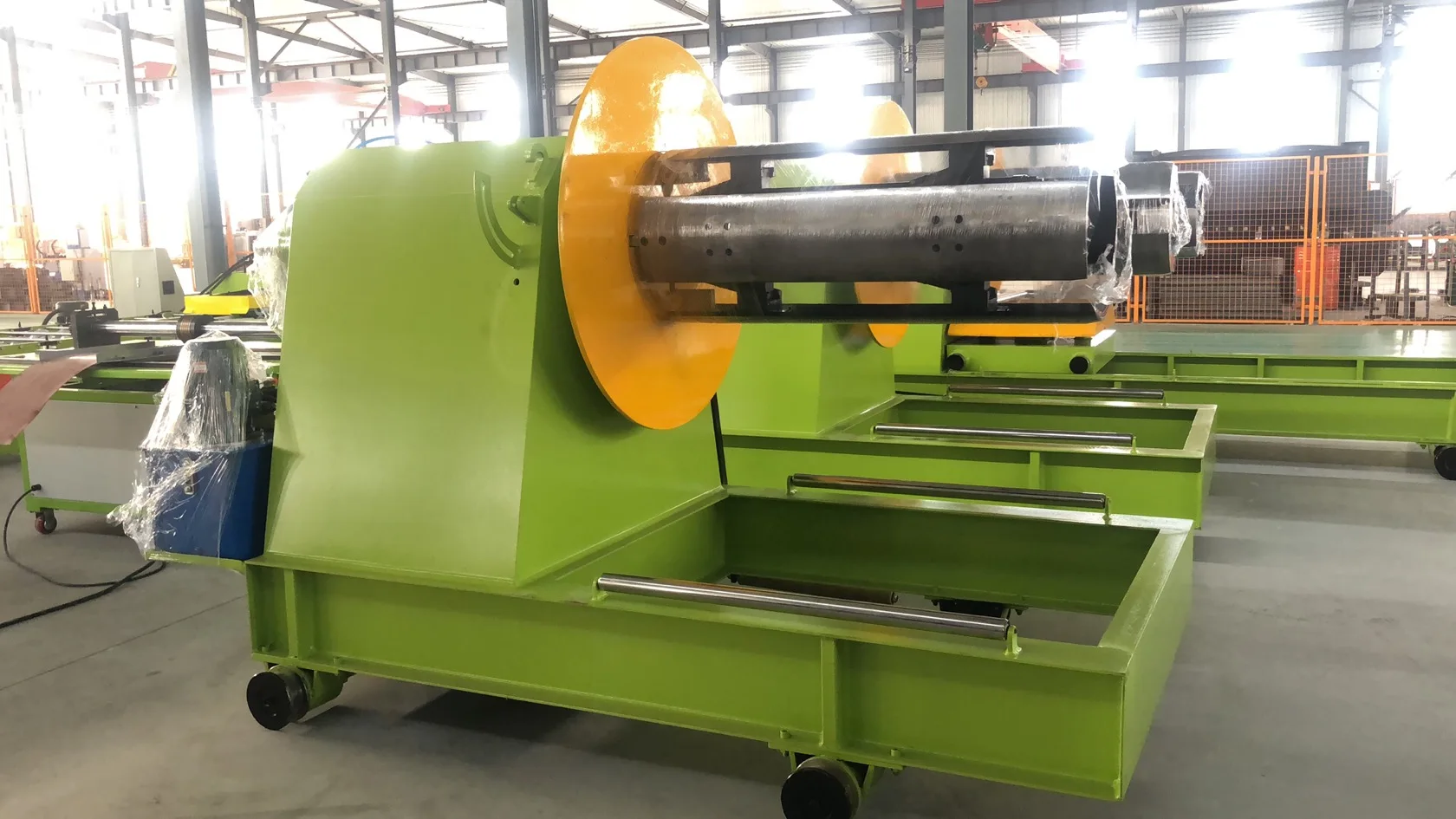 3/5 Ton 7T 10T Hydraulic Roll Former Coil Decoiling Machine with Car ...