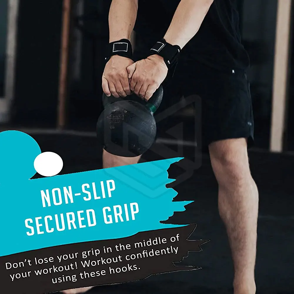 Weightlifting Hooks Heavy Duty Pull Ups Dead Lift Heavy Hook Straps ...