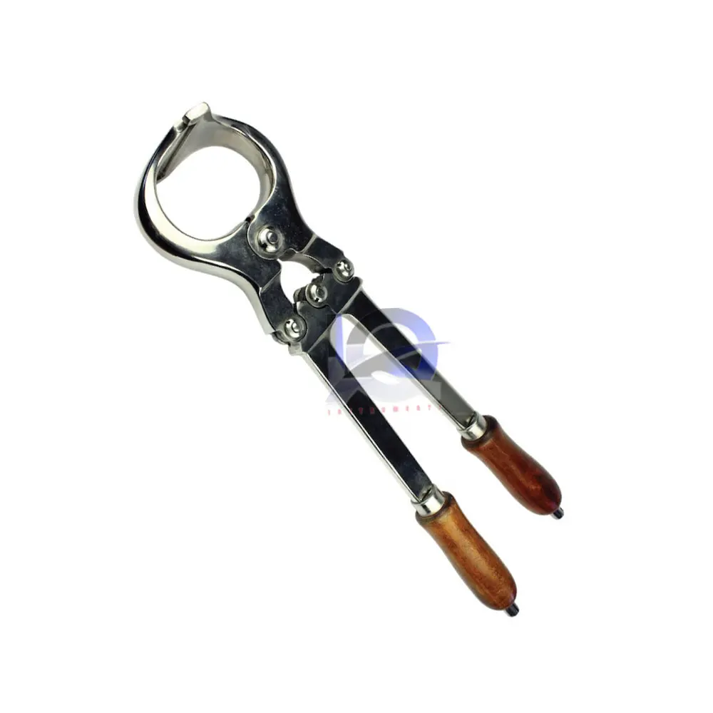 Stainless Steel Veterinary Equipment Elastrator Forceps Castration Plier Tailing Rubber Ring ...