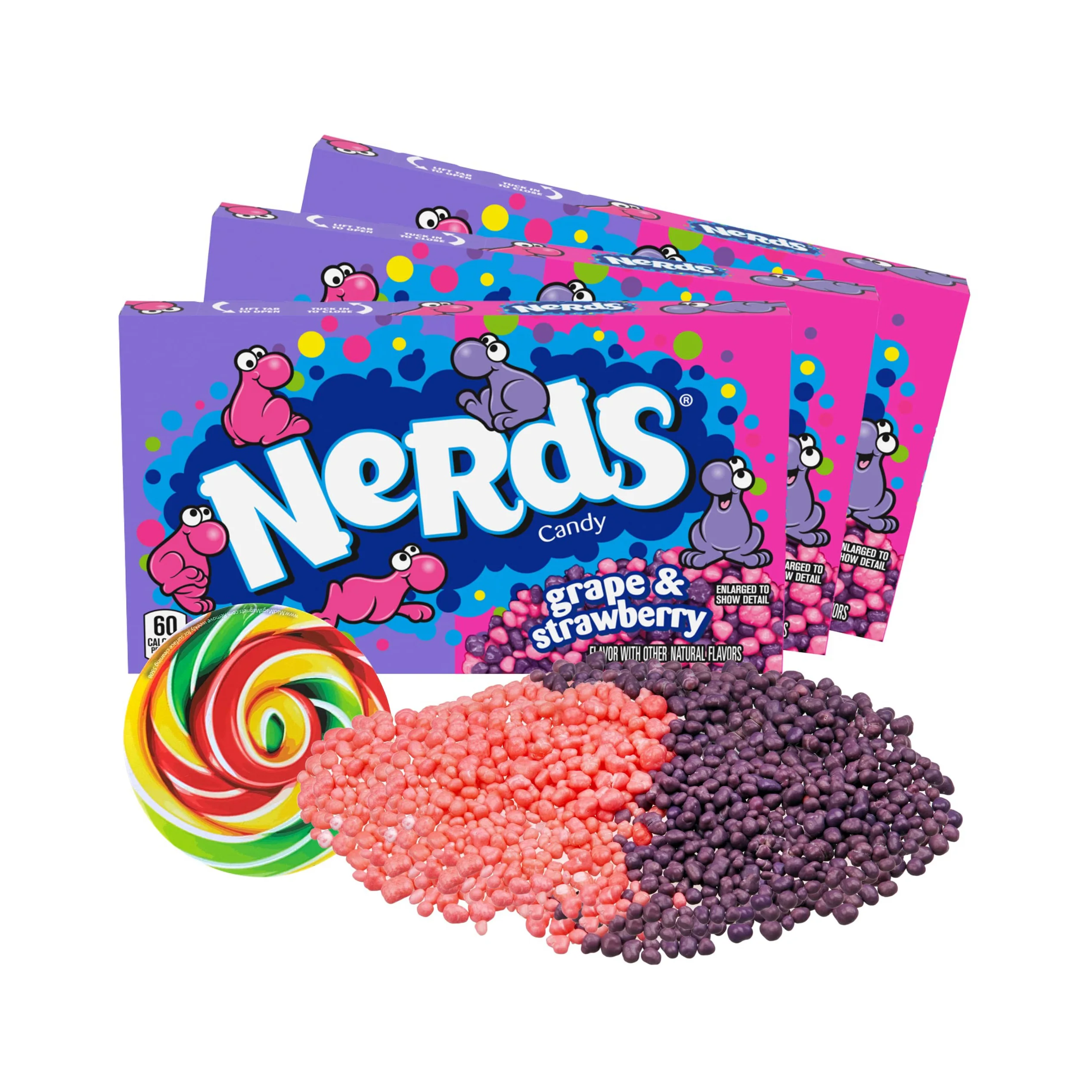 Nerds Very Berry Gummy Clusters Candy - Buy Nerd Rope Rainbow Candy Box ...