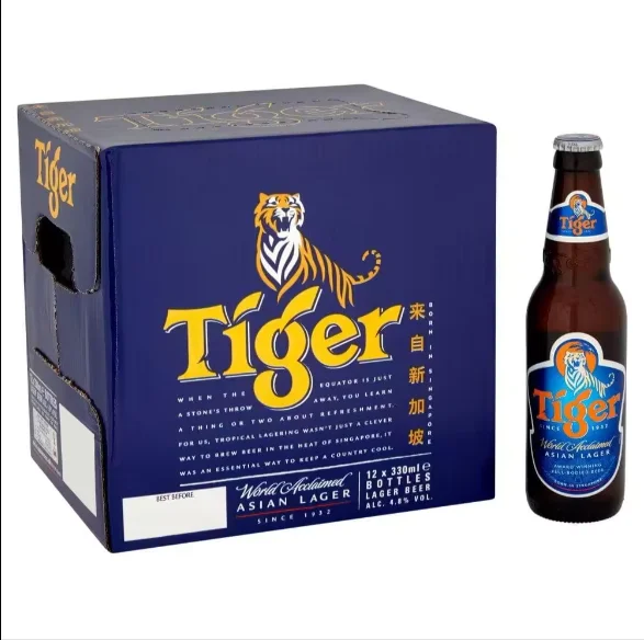 Alcohol Canned Super Extra Tiger Beer 33cl 500ml German Flavour Lager ...