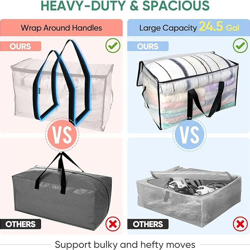 Waterproof Heavy Duty Extra Large Big Reusable Jumbo Duvet Household ...