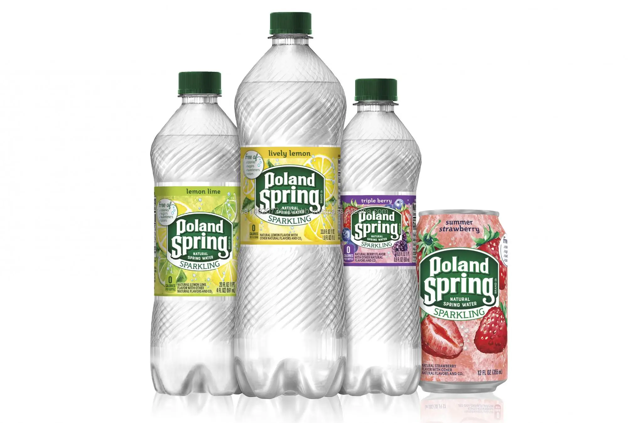 Poland Spring Sparkling Water Raspberry Lime 16.9 Fl Oz (pack Of 8) / Poland Spring Sparkling ...