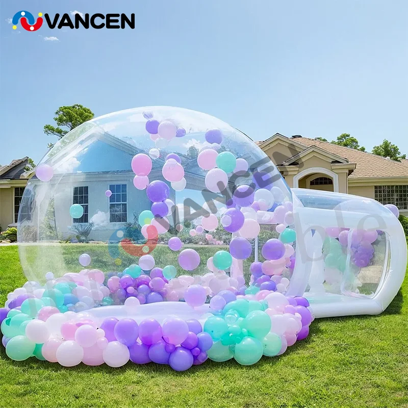 Kids Party Balloons Fun House Giant Clear Inflatable Crystal Igloo Dome ...