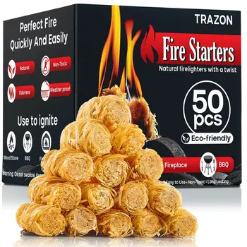 Fire Starters For Fireplace,Wood Stove,Campfires,Grill,Fire Pit,Smoker ...