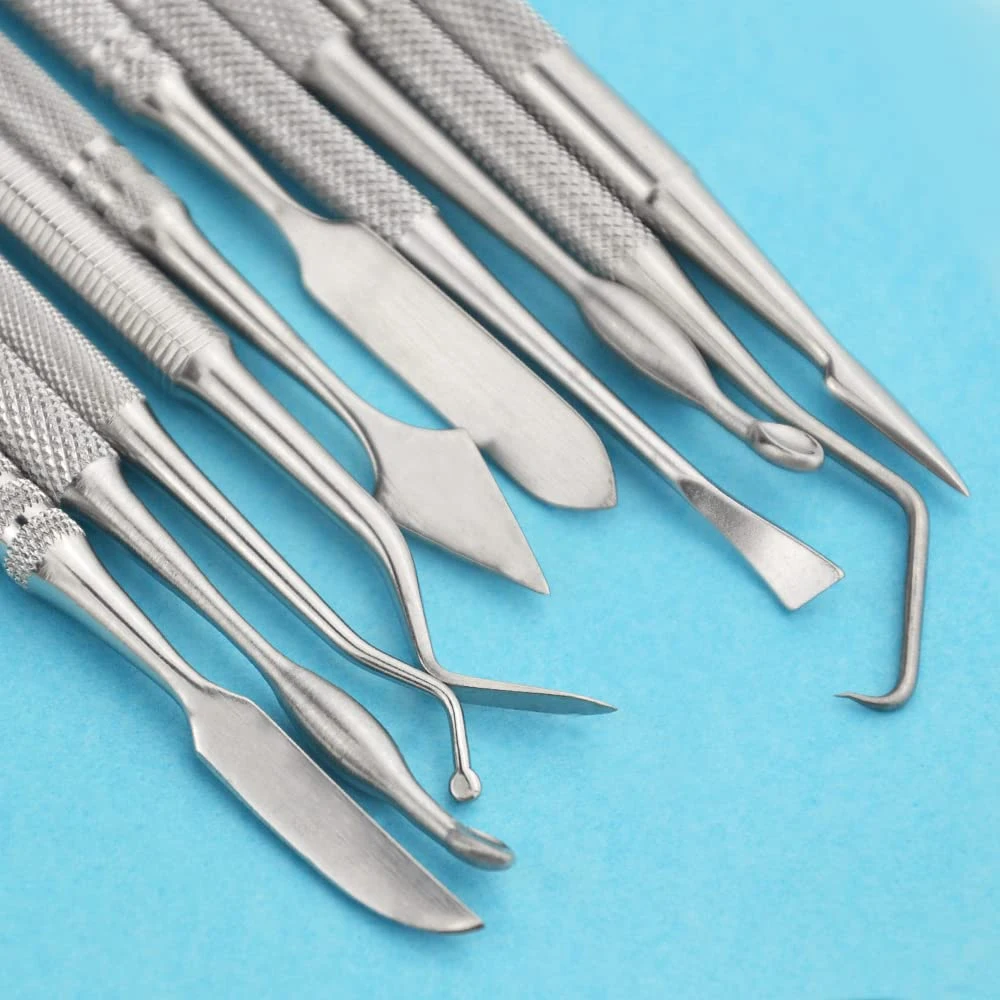 High Quality Wax Carvers Set Double Ended Wax Modeling Sculpting Tools Dental Picks Polymer ...